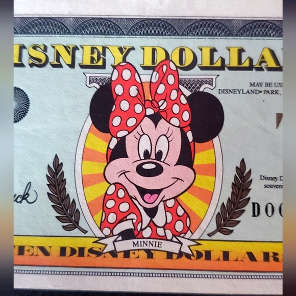 US Currency | Other | Disney Dollar Smiling Minnie 1991 | Poshmark